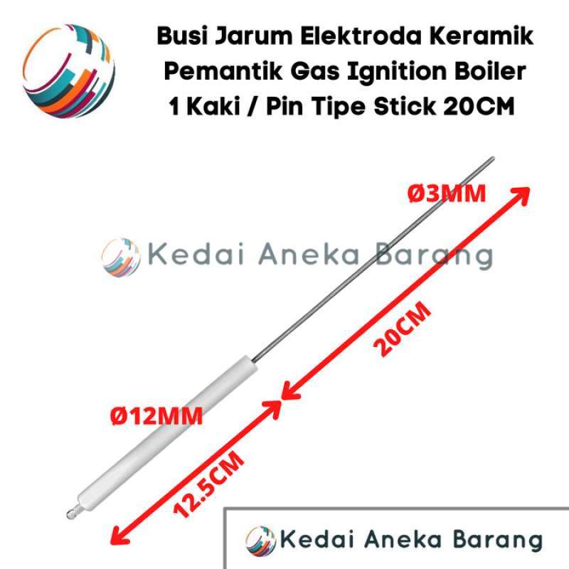 Jual Busi Jarum Elektroda Pemantik Gas Kompor Burner Oven Boiler Lurus ...