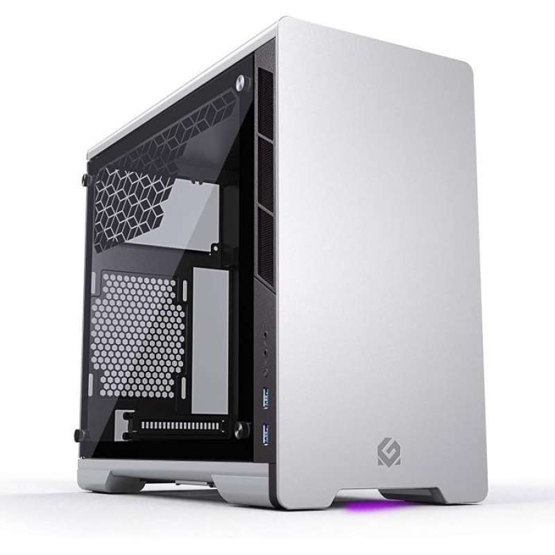 Jual Magnium Gear Neo Mini V2 Silver Tempered Glass Mini Itx Computer ...