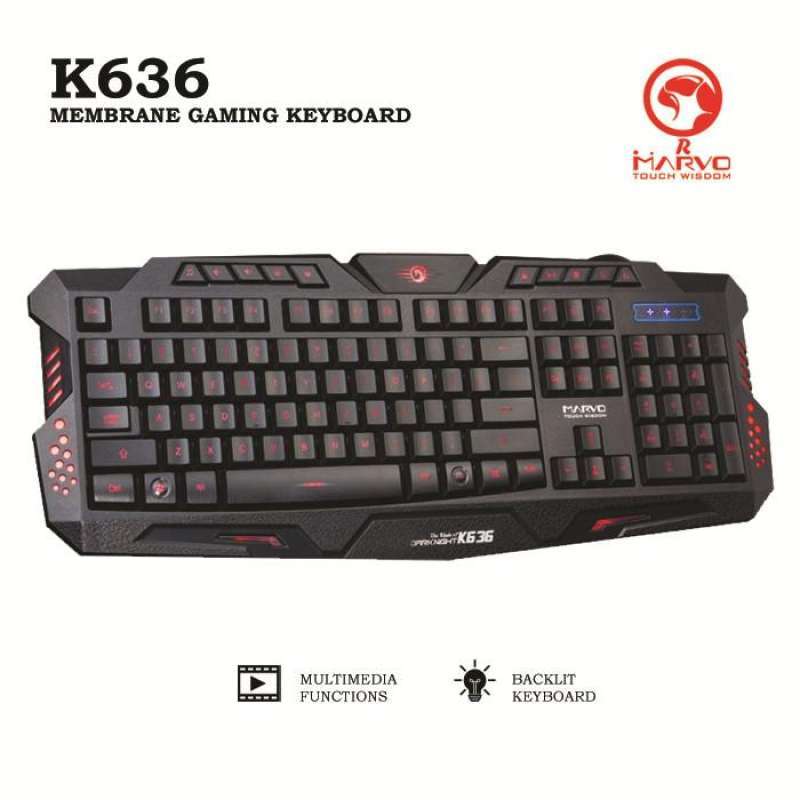 Jual Marvo Scorpion K636 - Membrane Gaming Keyboard Di Seller Tf Com - Mangga Dua Square Lantai ...