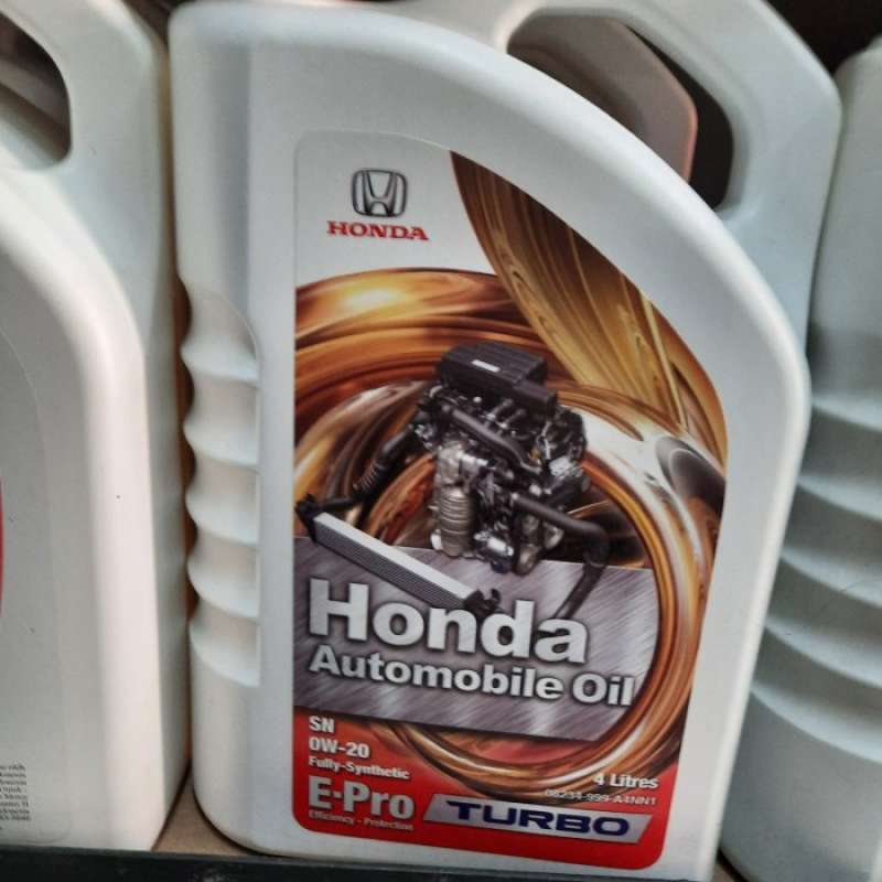 Jual Oli Honda E-Pro Turbo Sn Fully Synthetic 0W-20 4L Original di Seller Mita OtoShop ...