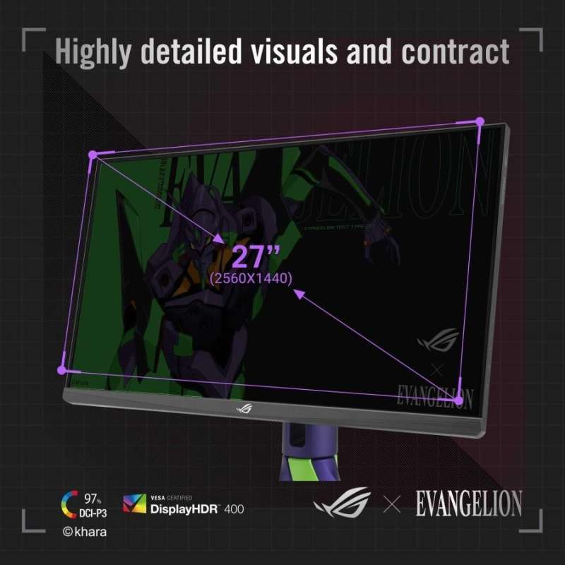 Jual Asus Rog Strix Xg27aqm Evangelion/eva Edition Wqhd 27 Gaming ...