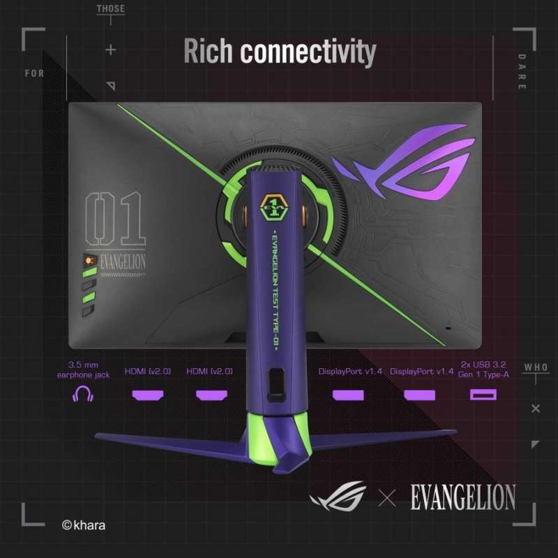 Jual Asus Rog Strix Xg27aqm Evangelion/eva Edition Wqhd 27 Gaming ...