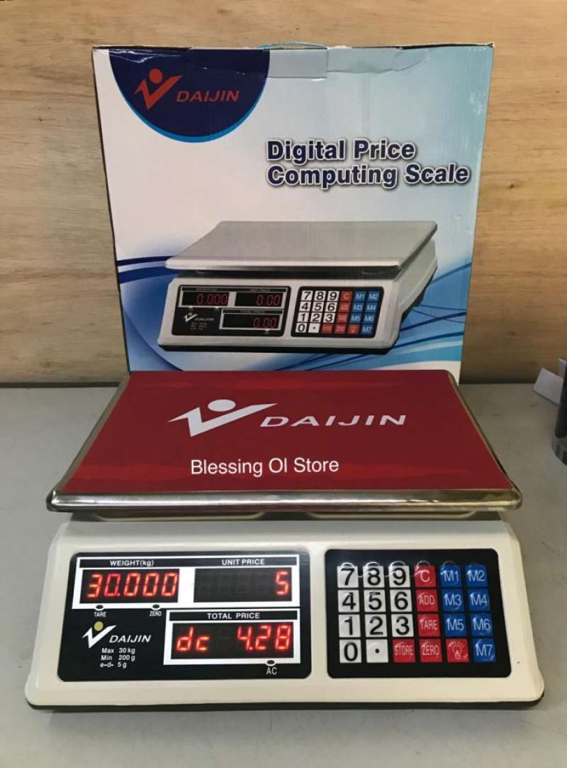 Promo Timbangan Digital 30 Kg / Timbangan Duduk 30 Kg Daijin ...
