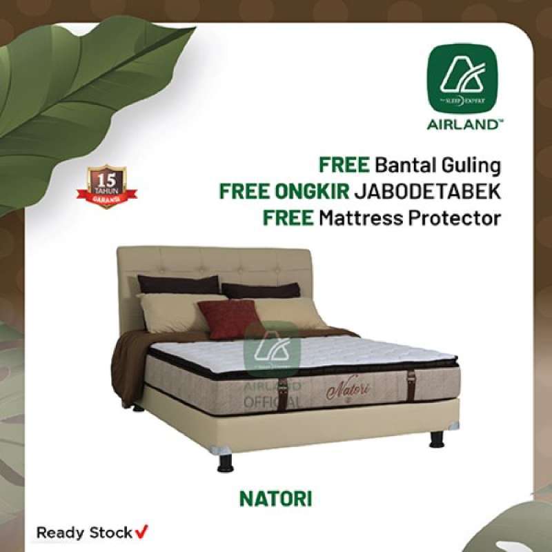 Promo Airland Natori Set Springbed dengan Divan dan Sandaran - 180 X ...