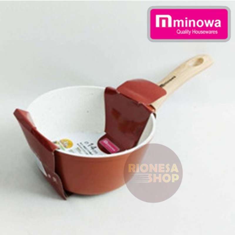 Jual Sauce Pan 14 / 16 / 18 cm Minowa Rosela Series Marble Induksi ...
