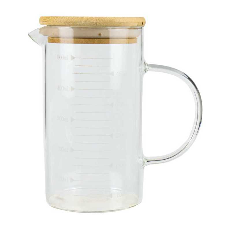 Jual GLO - One Two Cups Gelas Takar Ukur Measuring Cup Glass - GG-18 Warna Transparan Isi 1000ml ...
