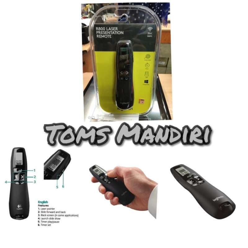 Jual Logitech R800 Laser Presentation Remote Di Seller Eudora ...