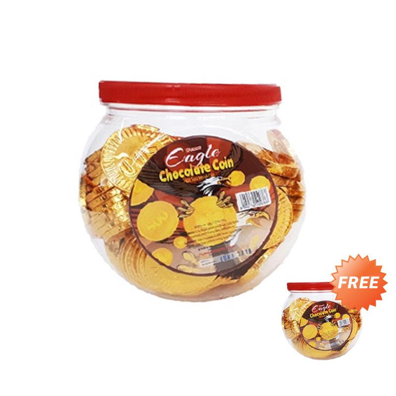 Jual Pusan Eagle Coin Chocolate BUY 3 GET 1 FREE (shipping from jateng ...