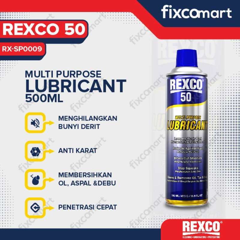 Promo Rexco 50 Multi Purpose Lubricant Pelumas Serbaguna [500 mL / 415 ...