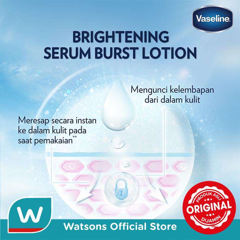 Promo Vaseline Healthy Bright Gluta Hyaluron Niacinamide Serum Lotion ...