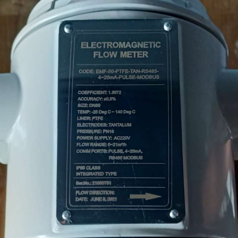 Jual Flow Meter Electromagnetic Dn100 4 Inch Calibrate - Flow Meter Digital Di Seller Odettee ...