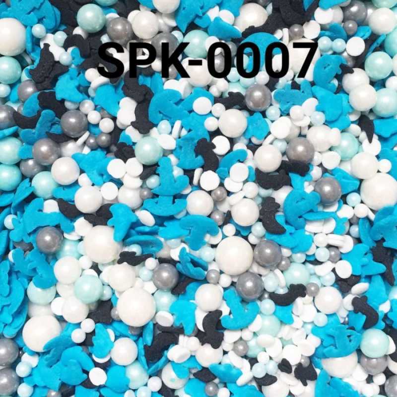 Promo SPK-0007 Sprinkles sprinkle sprinkel 1kg 1 kg kilo biru hitam ...