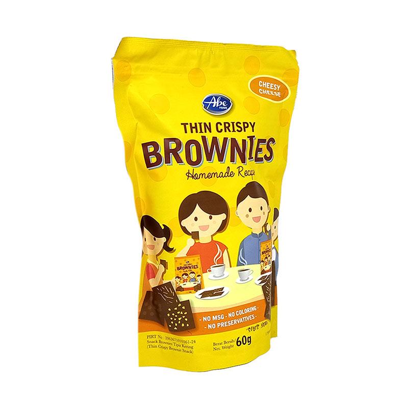 Jual ABE FOOD Thin Crispy Brownies Rasa Cheesy Cheese Snack di Seller ...