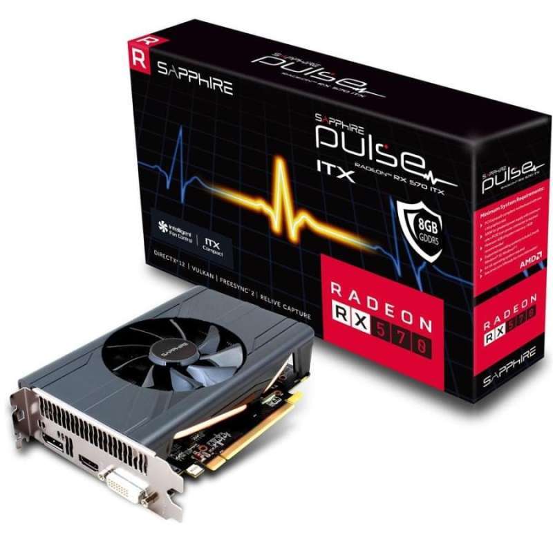 Jual Sapphire RADEON RX 570 PULSE ITX 8GB GDDR5 256 BIT Single Fan di ...