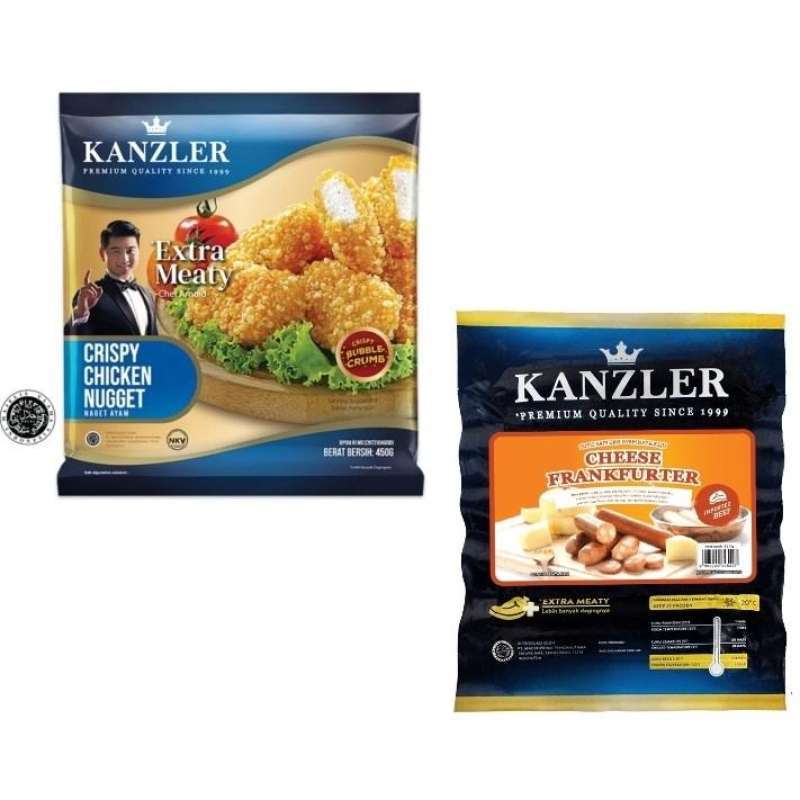 Jual PAKET KANZLER CRISPY NUGGET + KANZLER VARIANT SAUSAGE 360gr ...