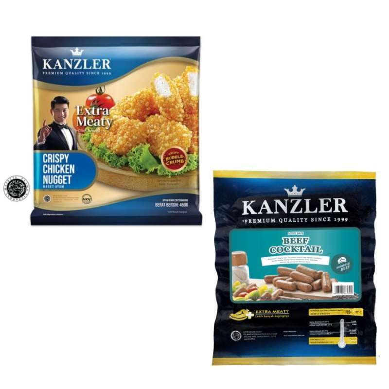 Jual Paket Kanzler Crispy Nugget + Kanzler Cocktail Sausage 500gr ...
