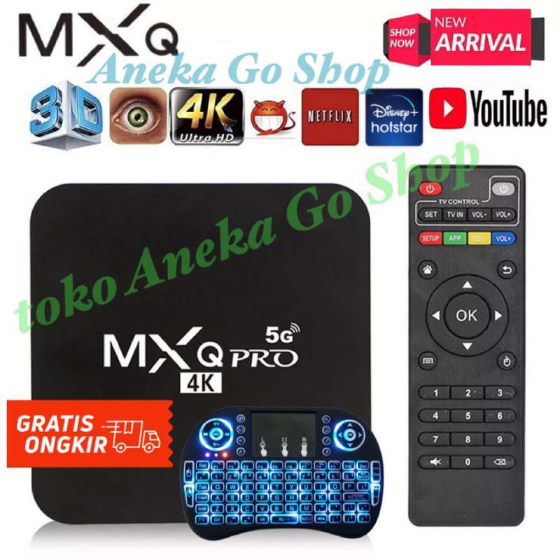 Jual ANDROID TV BOX MXQ PRO 5G 4K ULTRA HD MEDIA PLAYER BOX - 4GB ...