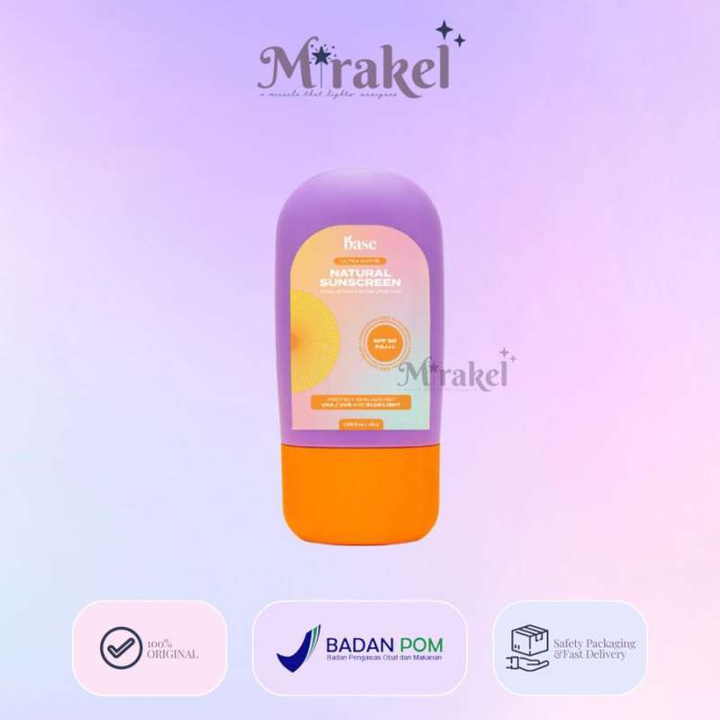 Jual BASE Ultra Matte Natural Sunscreen SPF 50 PA+++ 45 gr di Seller ...