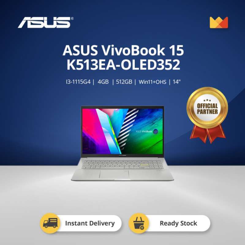 Jual Asus Vivobook 15 K513ea-oled352 (i3/4gb/512gb/win11+opi/15.6 ...