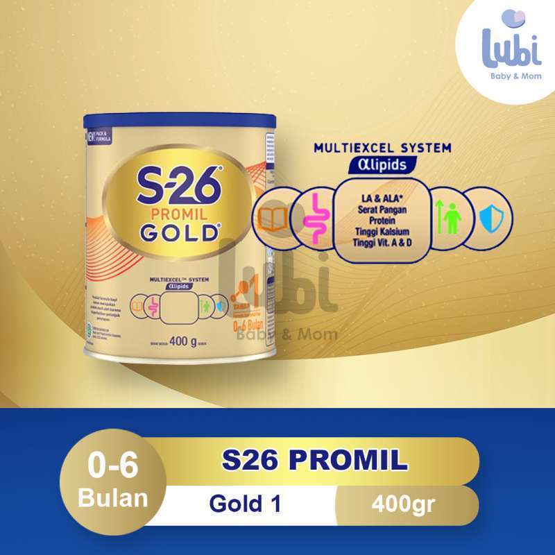 Jual S26 PROMIL GOLD 1 400 GR 0-6 Bulan Wyeth Nutrition di Seller HAI ...