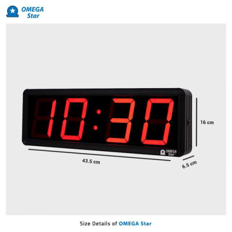 Promo Jam Digital Dinding 7 Segment 4 Inch - Omega Star Diskon 15% Di ...