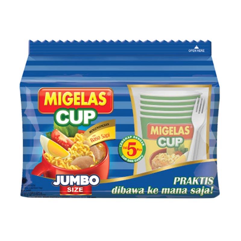 Jual Migelas Rasa Baso Sapi + Cup [Jumbo/ 5 x 41 g] di Seller Anazwa ...