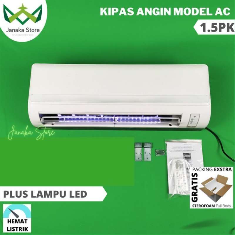 Promo Kipas Angin Model AC LED 1.5PK Diskon 16% di Seller sinarrumah ...