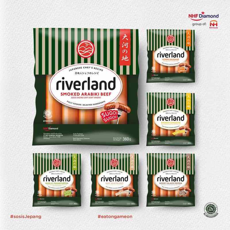 Jual Riverland Sosis Garlic / Sosis Keju / Sosis Blackpepper / Frozen ...