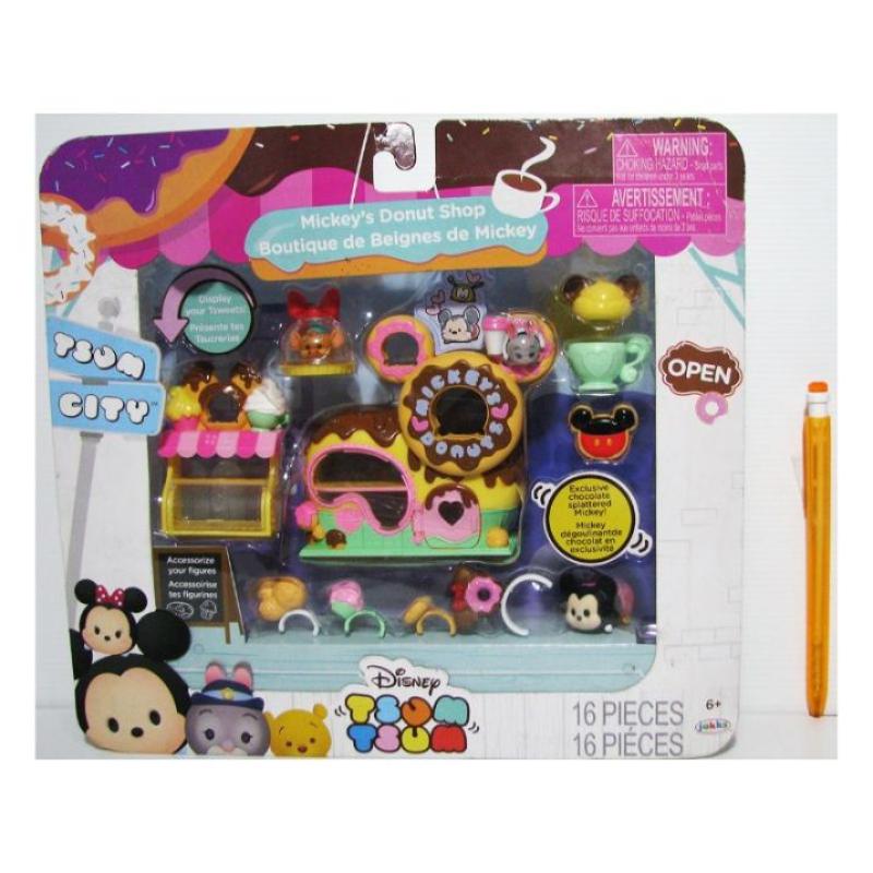 Jual JAKKS Disney Tsum Tsum City Mickey’s Donut Shop Playset di Seller ...