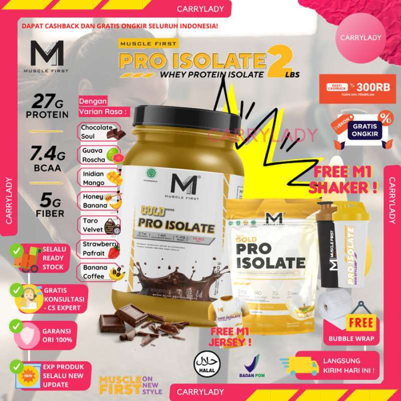 Promo SALE M1 PRO ISOLATE 2 LBS 2LBS MUSCLE FIRST PROTEIN PROISOLATE ...