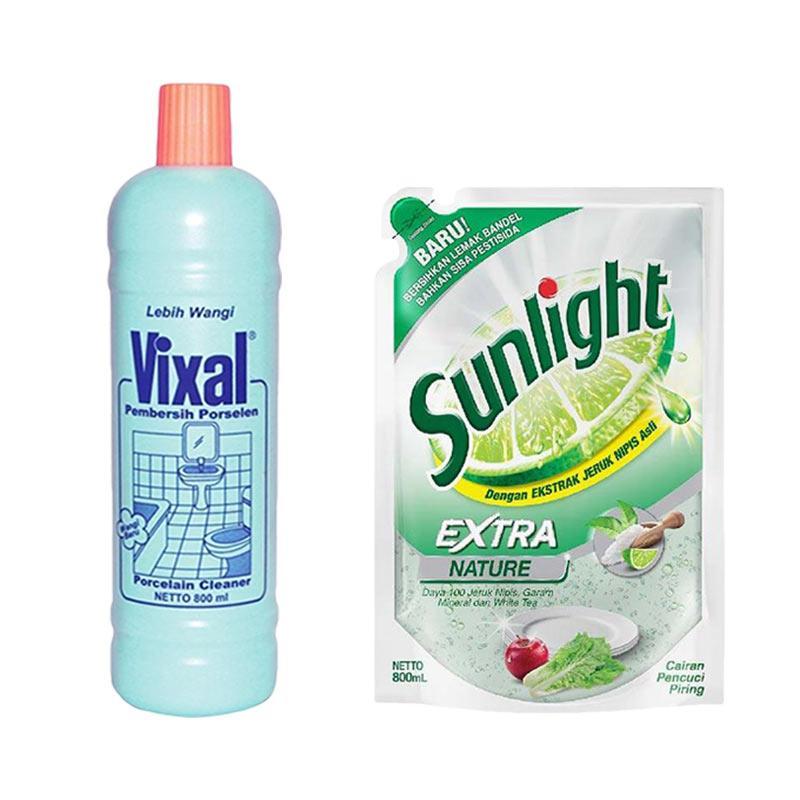 Jual WHS - SUNLIGHT Extra Nature Refill Cairan Pencuci Piring [800 mL ...