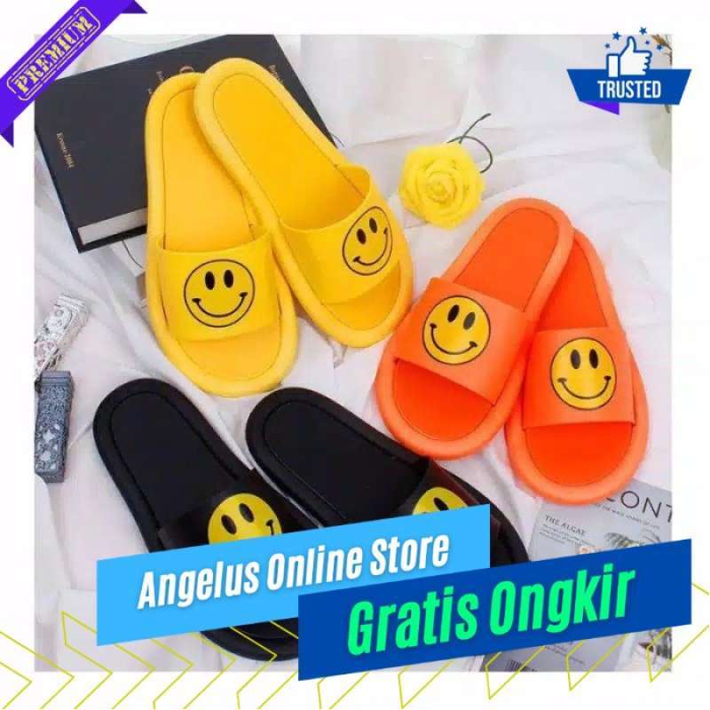 Jual SANDAL SPON KARAKTER SMILE SG43 - Orange, 37 di Seller Angelus ...