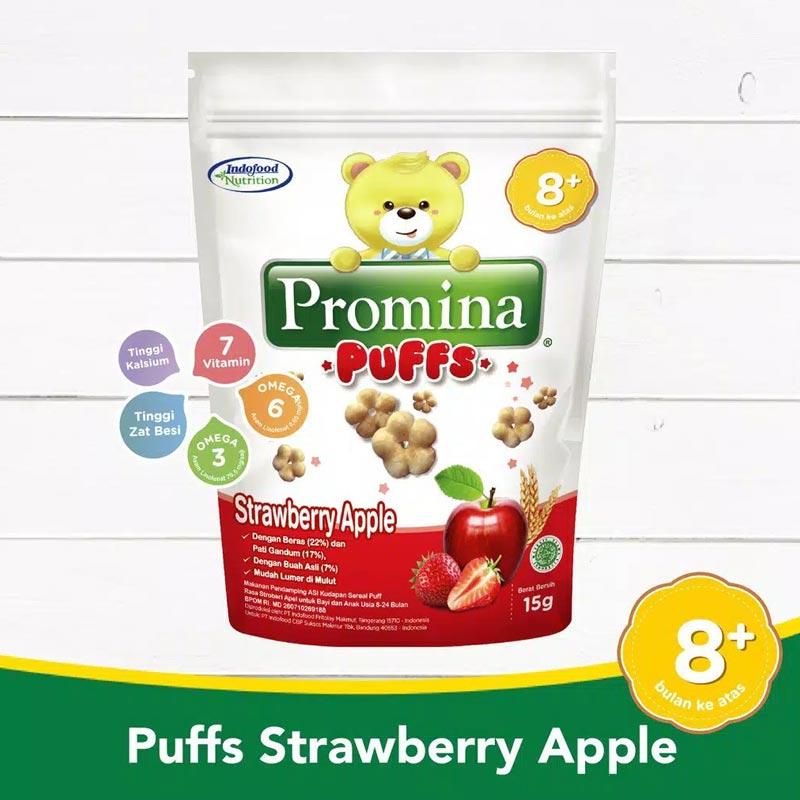 Jual Promina Puff Rasa Strawberry Apple Snack Bayi [15 G] Di Seller Lan ...