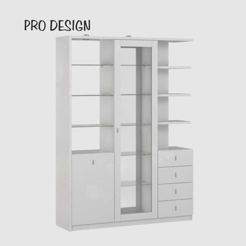 Jual Pro Design - Lemari Pembatas Ruangan Ravina - White Di Seller ...