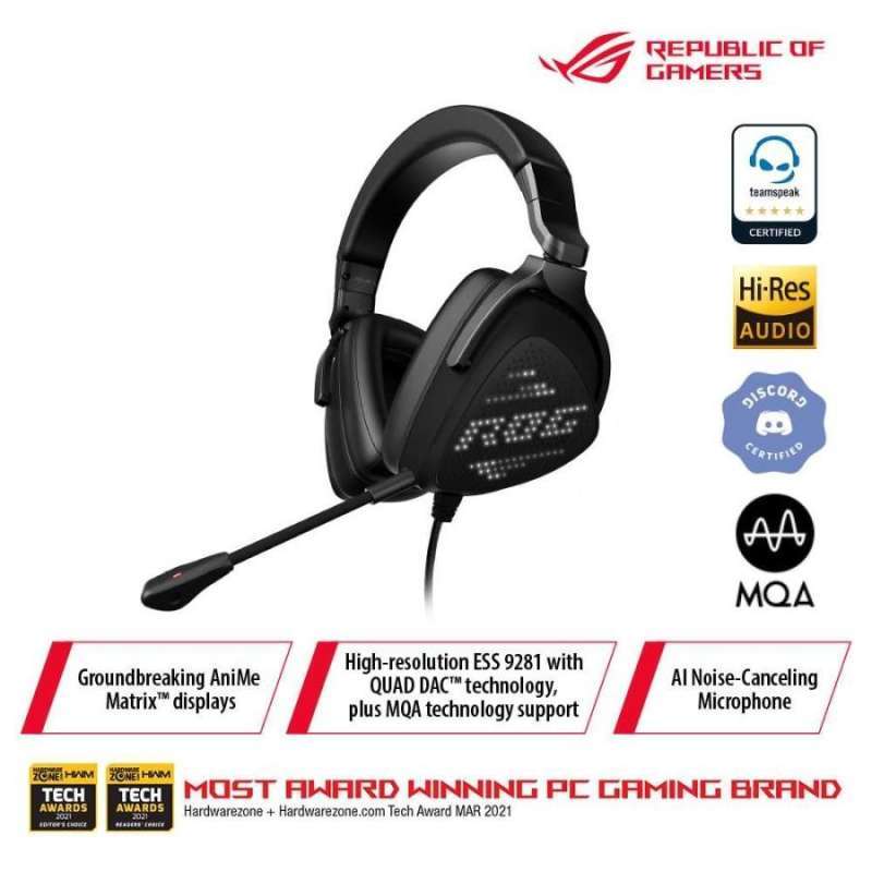 Jual Asus Rog Strix Delta S Animate Gaming Headset Di Seller B Zones ...