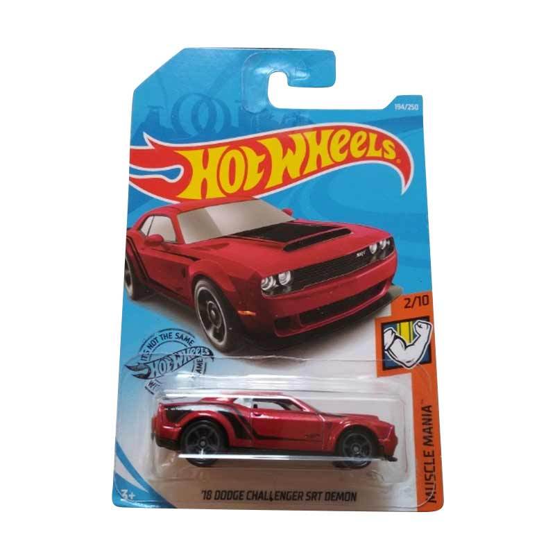 Jual Hotwheels Real Car ‘18 Dodge Challenger Srt Demon Muscle Diecast