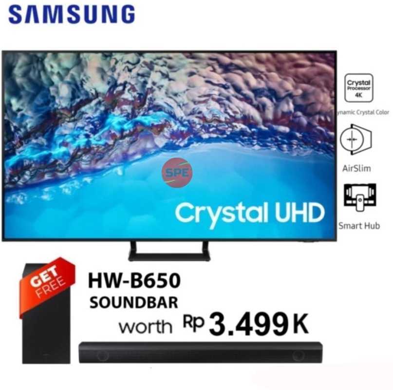 Jual SAMSUNG Crystal UHD 4K Smart TV 65 Inch UA65BU8500KXXD / 65BU8500 MDN di Seller Surya Prima ...