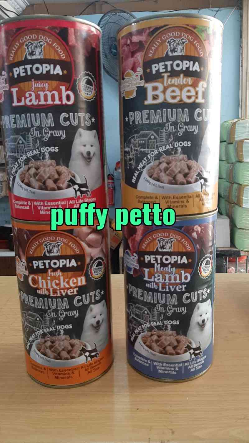 Jual puffy petto MAKANAN ANJING PETOPIA PREMIUM CUTS 1.240 KG DOG FOOD ...