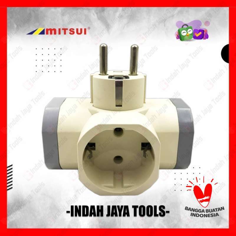 Jual MITSUI MB 275 RIGEL Steker Arde T Cabang 3 Multi Colokan Listrik ...