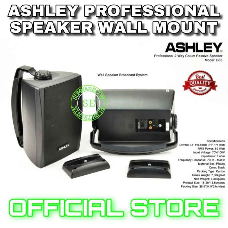 Promo speaker pasif 8 inch original ashley b85 speaker masjid cafe ...