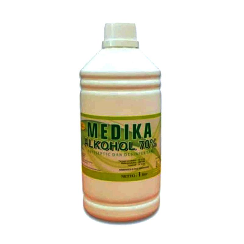 Promo Medika Alkohol 70 persen Obat Kesehatan [1 Liter] Diskon 22% di ...