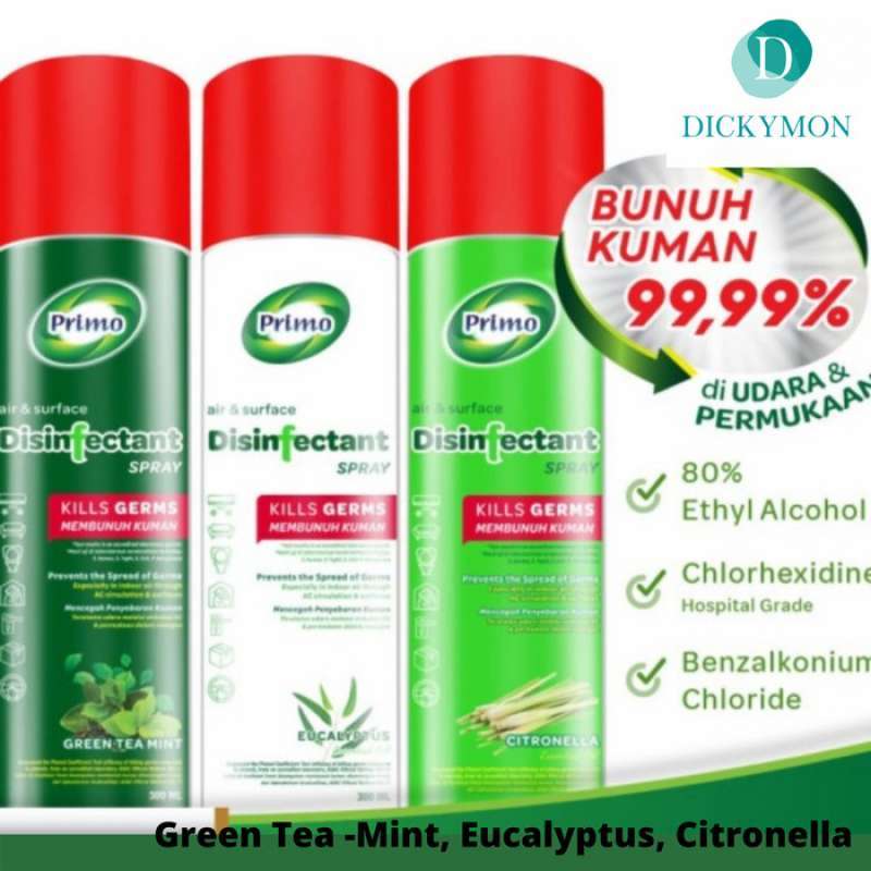 Jual Primo Air Surface Disinfectant Spray Aerosol Fogging Food Grade ...