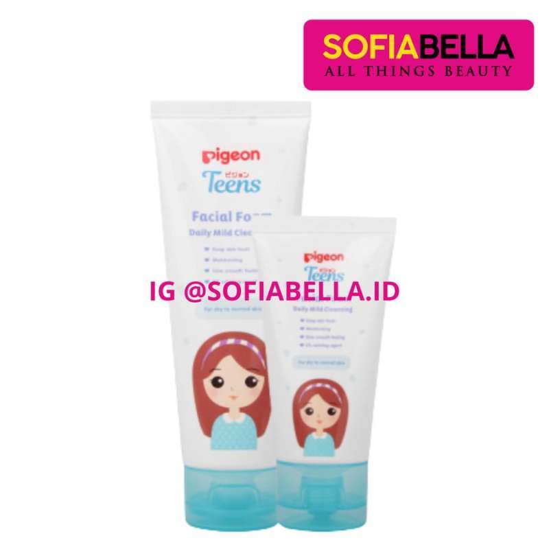 Jual PIGEON TEENS FACIAL FOAM DAILY MILD CLEANSING 100ML di Seller ...