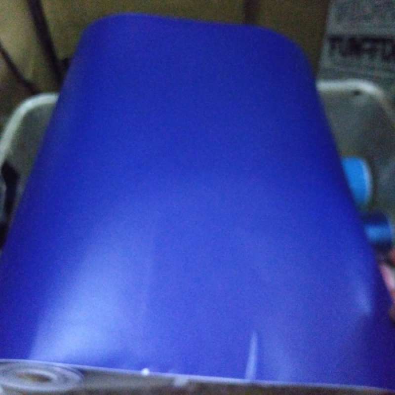 Promo stiker Skotlet warna BIRU TUA DOF (cobalt blue matt) ,, lebar nya ...