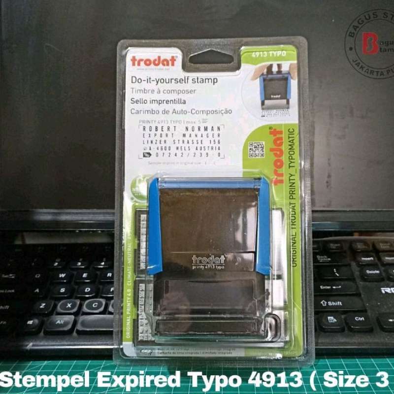 Jual Stempel EXPIRED dengan kode produksi atau format lain yang ...