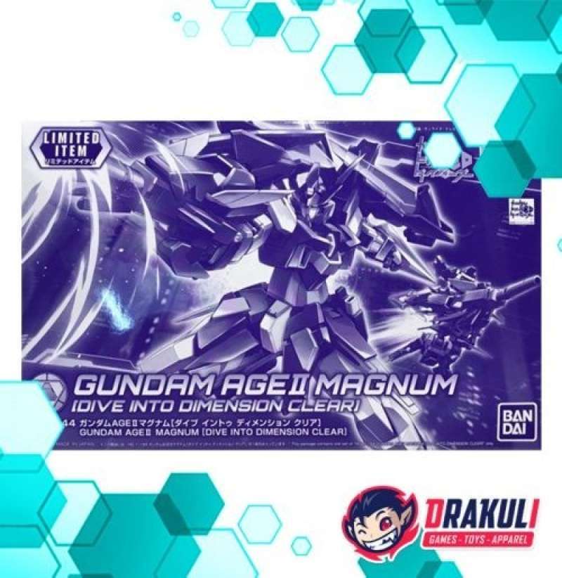 Jual Bandai Plamo Hgbd Gundam Age Ii Magnum Dive Into Dimension Clear Di Seller Drakuli Hobbies ...