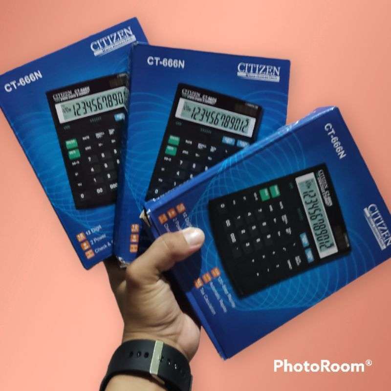 Jual Kalkulator Citizen CT-666N 12 Digit-Kalkulator Check/Kalkulator ...