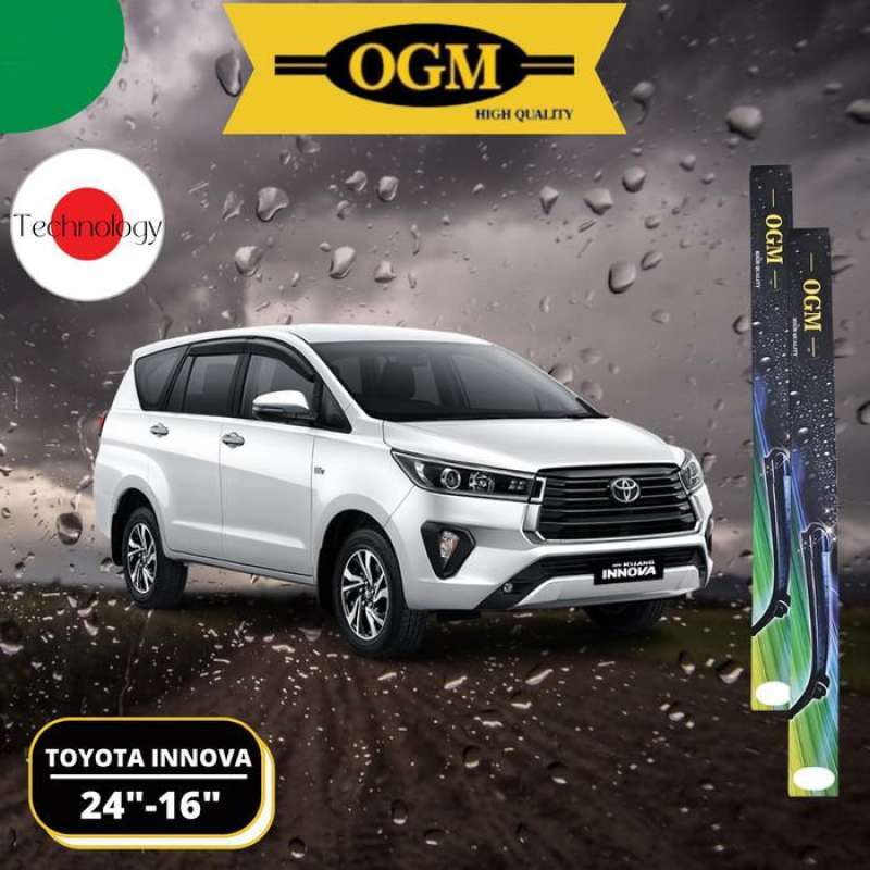 Jual Wiper Frameless Mobil Toyota Kijang Innova Sepasang Hybrid OGM di ...
