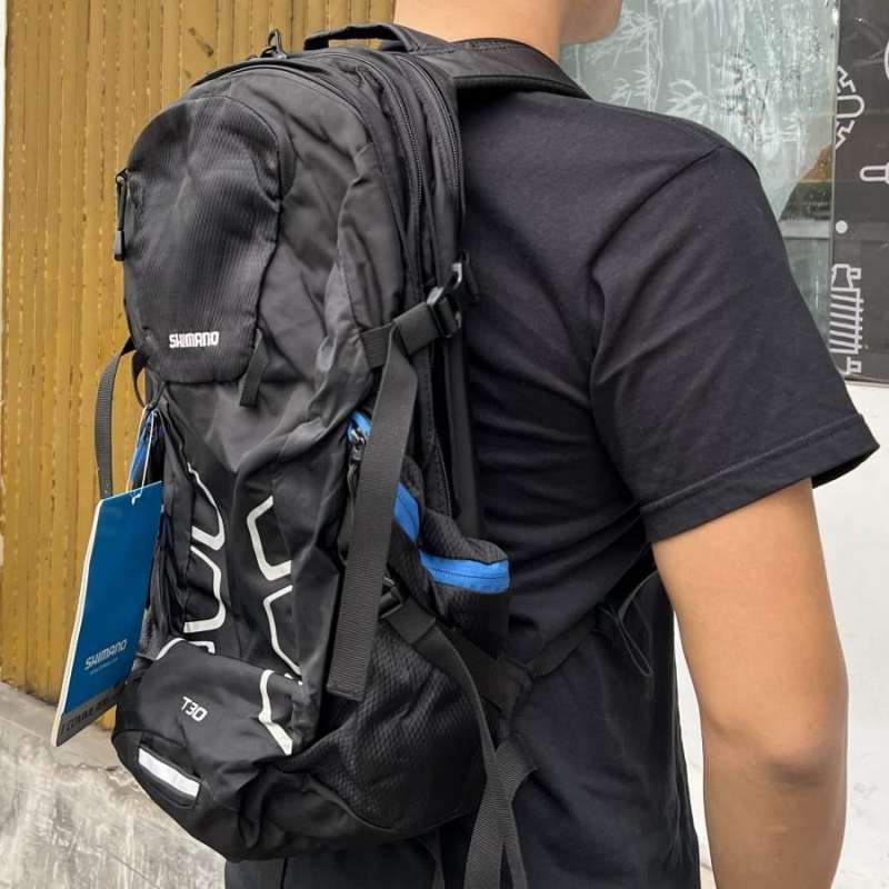 Jual TAS PUNGGUNG SEPEDA TOURING MTB BACKPACK SHIMANO T30 COMMUTER BAG ...