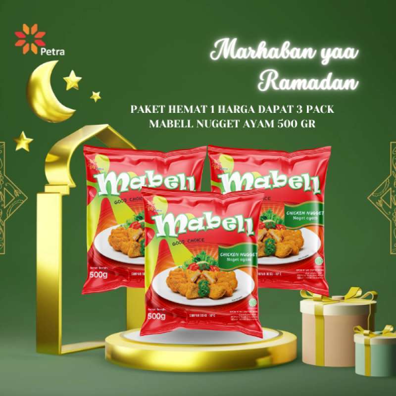 Jual Mabell Nugget Chicken 500 Gram (harga Yang Tertera Sudah Dapat 3 ...
